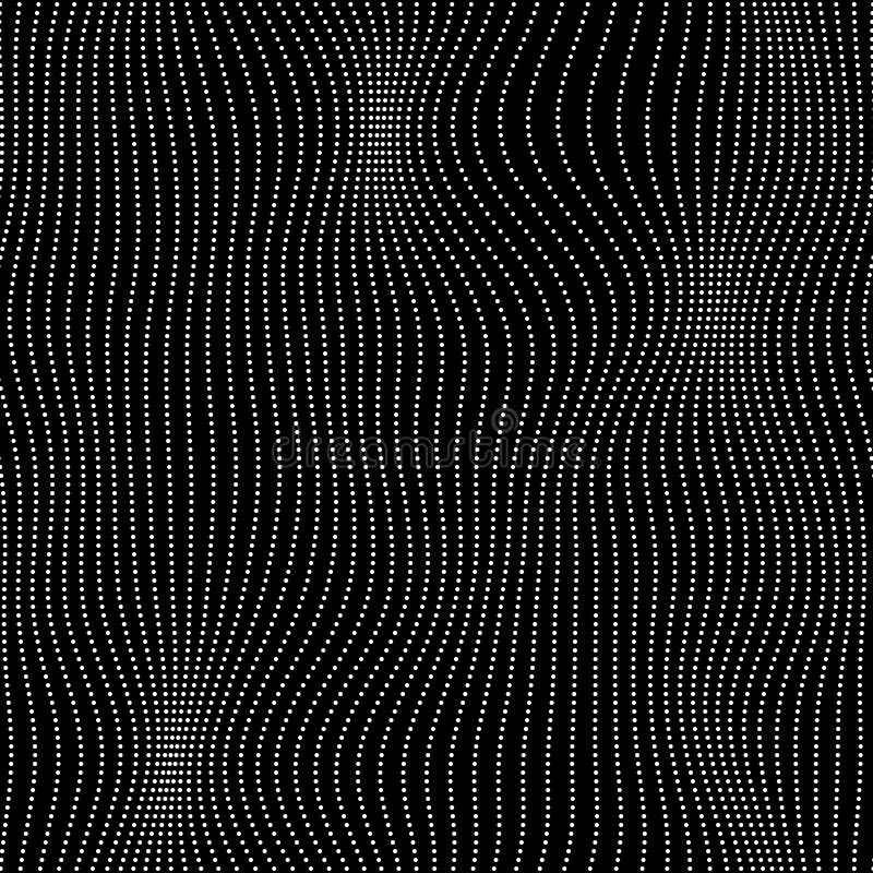 Seamless Wavy Array of Dots Pattern for Print or Digital Use Stock ...