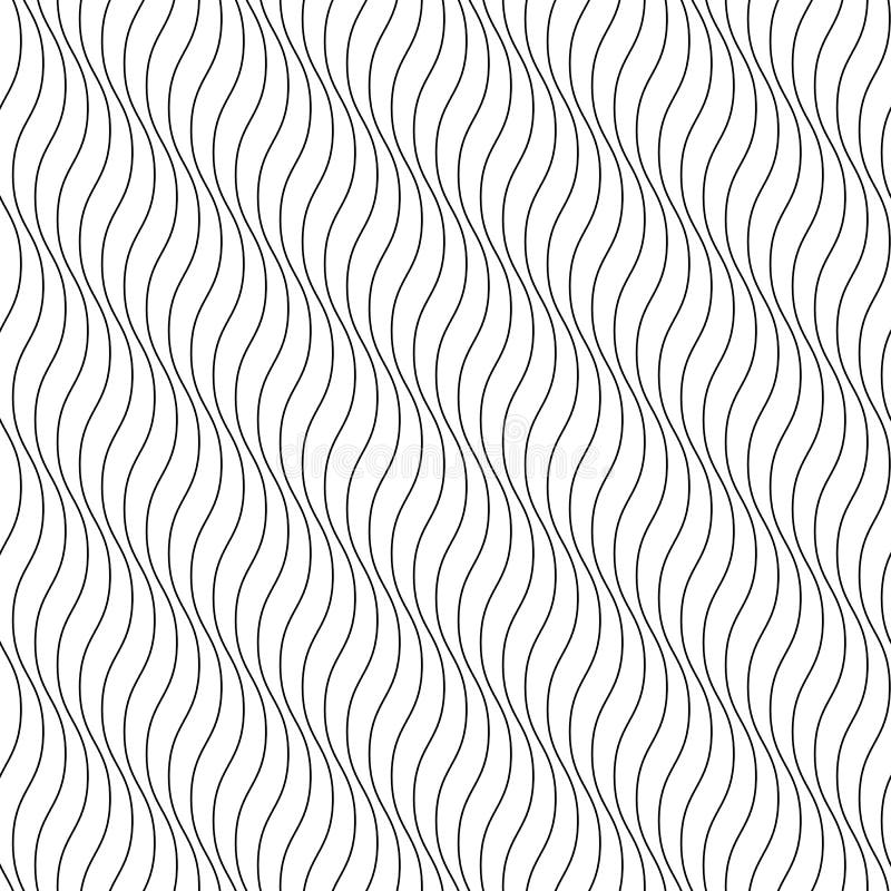 Seamless wavy pattern. stock vector. Illustration of pattern - 147680417