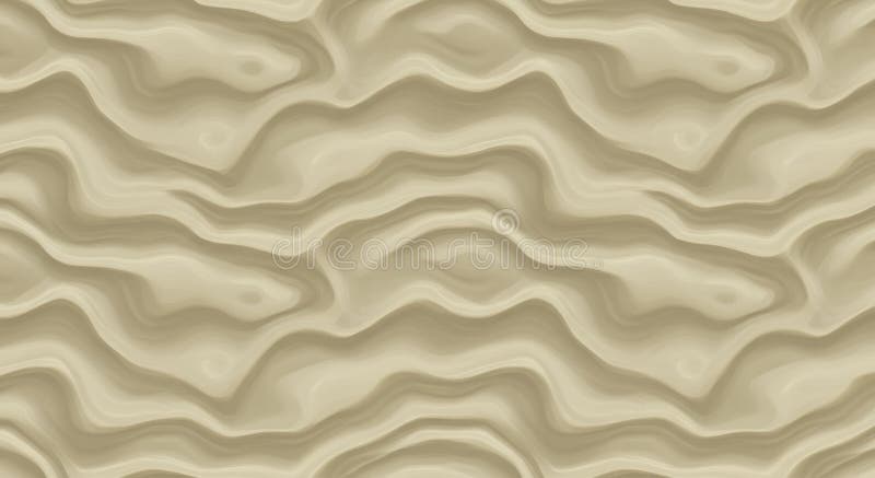 Abstract Beige Wave Seamless Pattern Background Stock Illustration ...