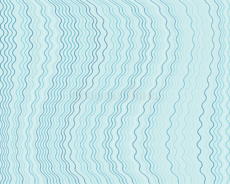 Seamless Wavy Lines Simple Pattern Stock Illustration - Illustration of ...
