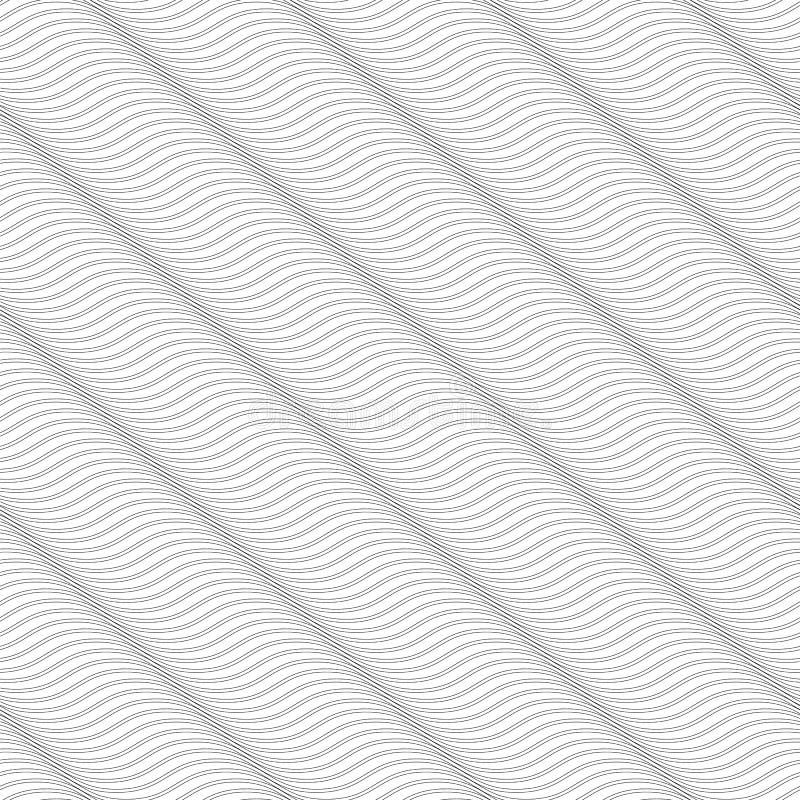 Wavy Pattern with Optical Illusion of Movement. Stock Vector ...