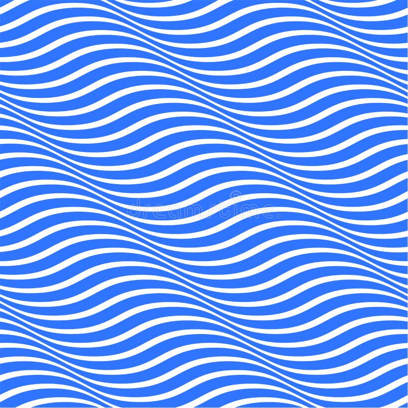 Seamless wavy pattern. stock vector. Illustration of pattern - 147680417