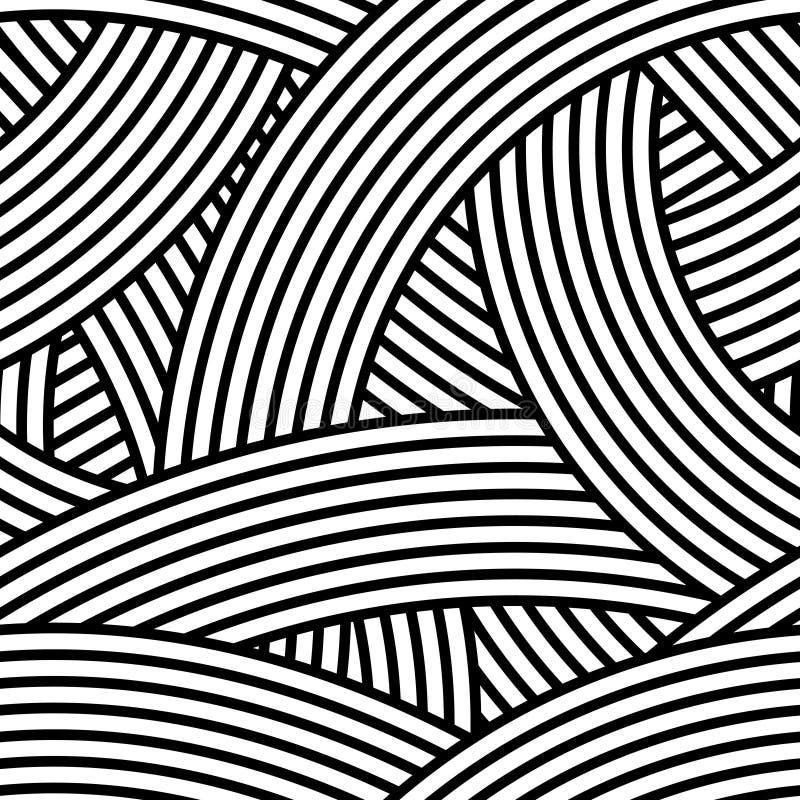 Seamless wavy pattern. stock vector. Illustration of seamless - 46014277