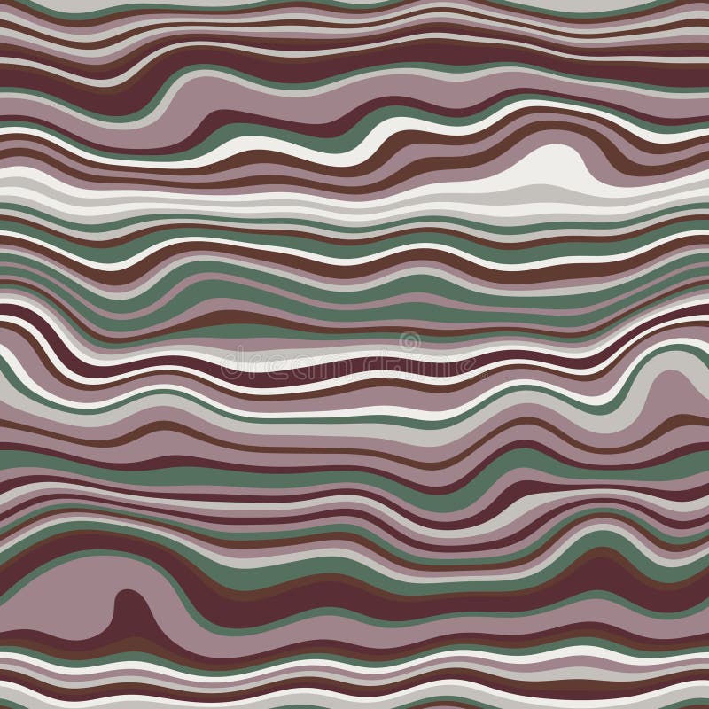 Seamless Wavy Stripe Surface Pattern Design for Print Stock ...