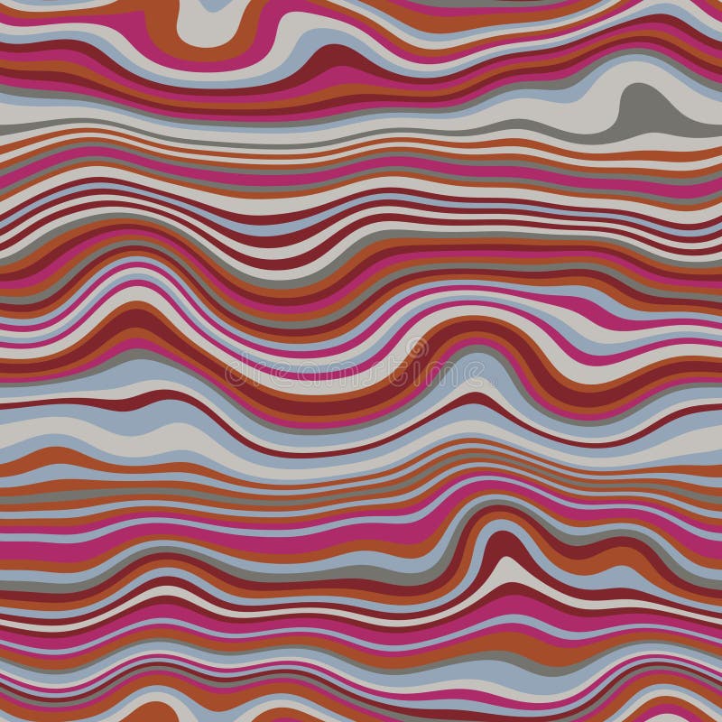 Seamless Wavy Stripe Surface Pattern Design for Print Stock Image ...