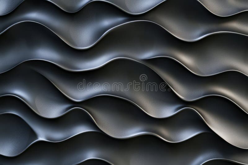 Seamless Wavy Texture in Black, Smoothly Transitioning between Shapes ...