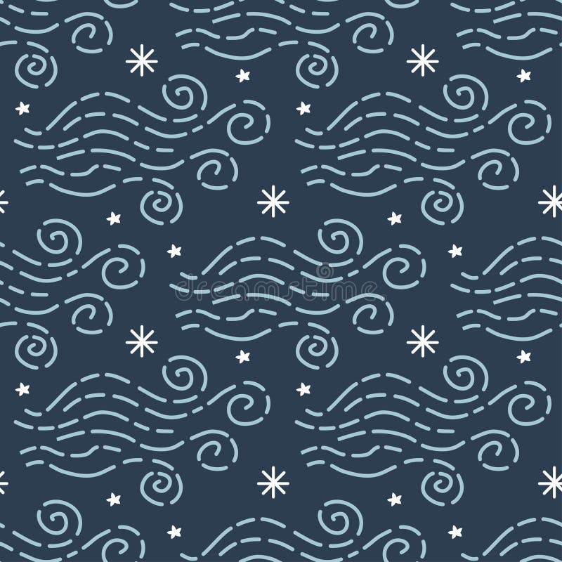 Seamless Weather Pattern. Vector Illustration for Kids Stock Vector ...