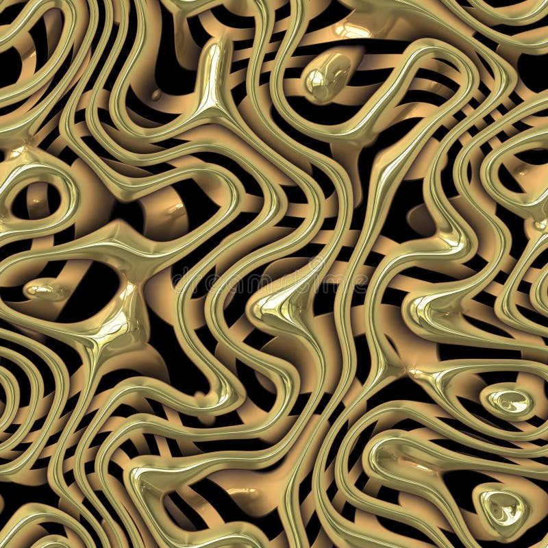 Seamless Weaving Metal Structure Stock Illustration - Illustration of ...