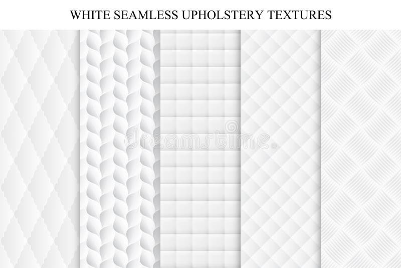 Seamless White Decorative Soft Textures. Stock Vector - Illustration of ...