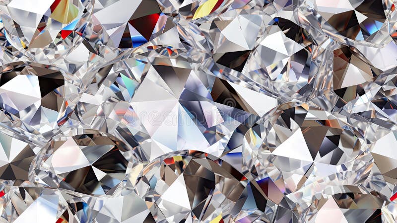 Seamless White Diamond Pattern Background, Abstract Gem, Crystal ...