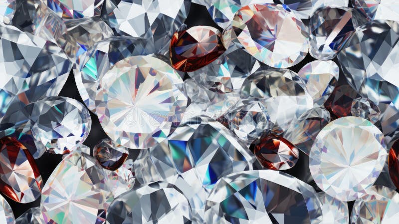 Seamless White Diamond Pattern Background, Abstract Gem, Crystal ...