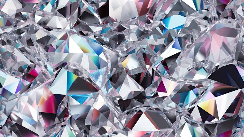 Seamless White Diamond Pattern Background, Abstract Gem, Crystal ...