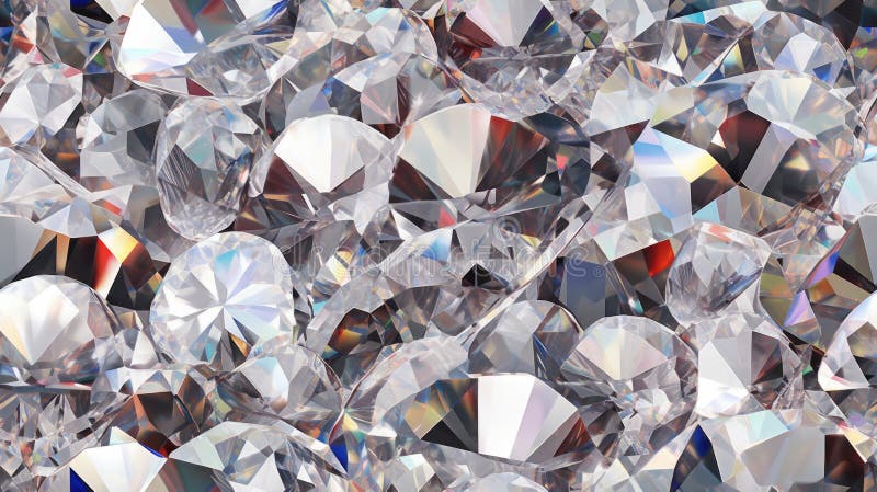 Seamless White Diamond Pattern Background, Abstract Gem, Crystal ...