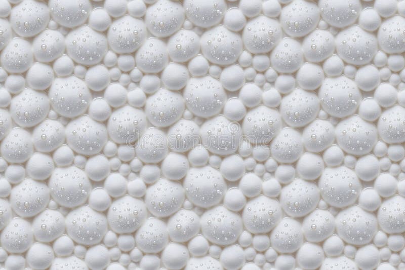 Seamless White Foam Pattern Stock Illustration - Illustration of light ...