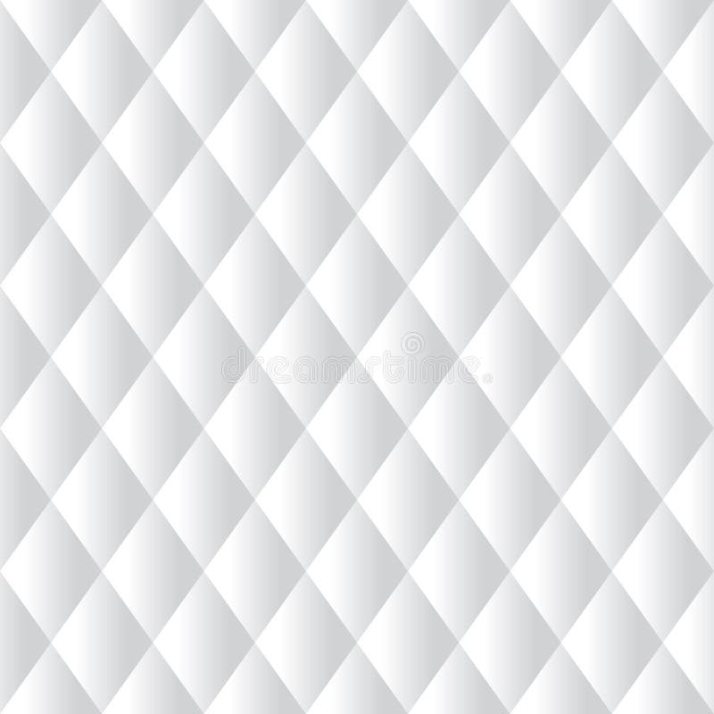 Seamless White Padded Upholstery Pattern Background Stock Illustration ...