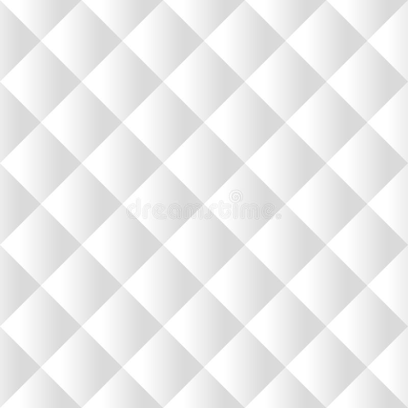 Seamless White Padded Upholstery Vector Pattern Texture Stock Vector ...