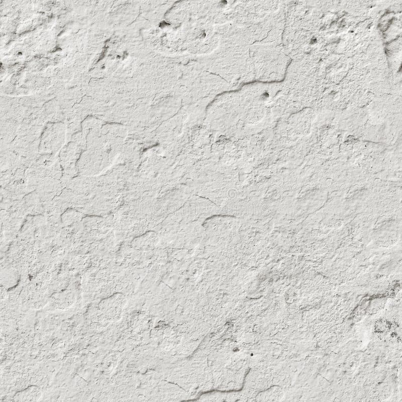 Seamless White Painted Concrete Wall Texture. 4K Stock Image - Image of ...