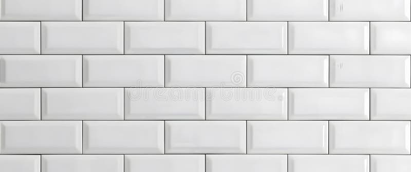 Seamless White Subway Tile Pattern Stock Illustration - Illustration of ...