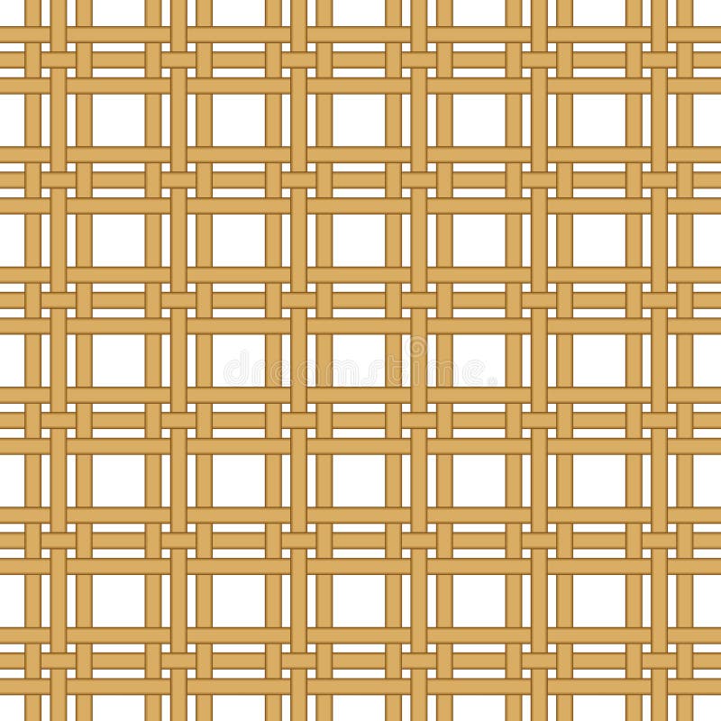 Wicker Basket Weaving Pattern Seamless Texture Stock Vector ...
