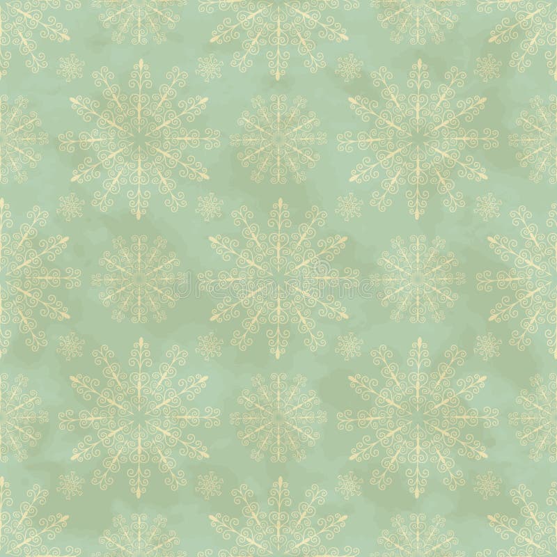 Seamless Winter Background with Snowflakes. Raster Version Stock ...