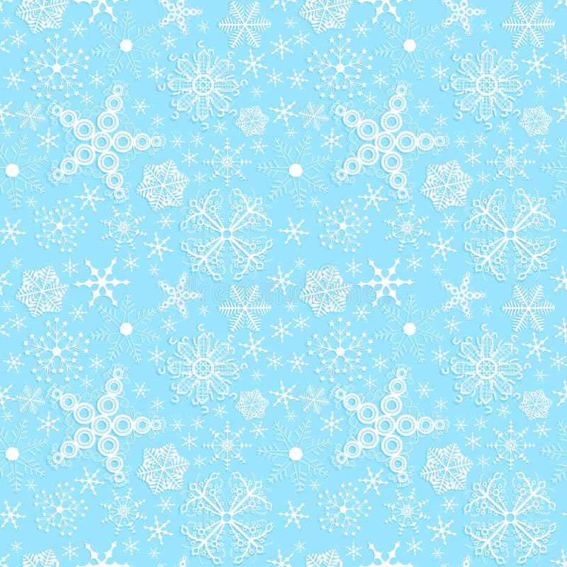 Seamless Winter Pattern on Paper Texture Stock Vector - Illustration of ...