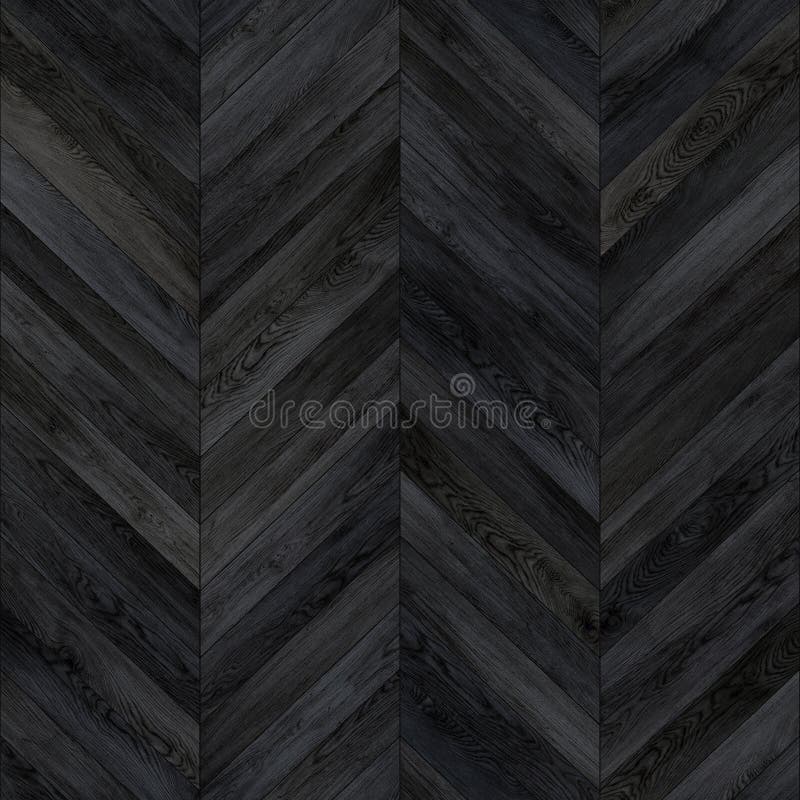 Seamless Wood Parquet Texture Chevron Dark Stock Image - Image of floor ...