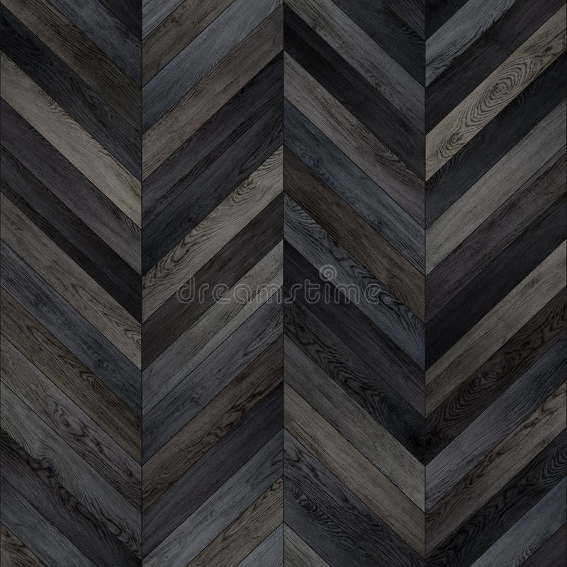 Seamless Wood Parquet Texture Chevron Dark Stock Photo - Image of ...