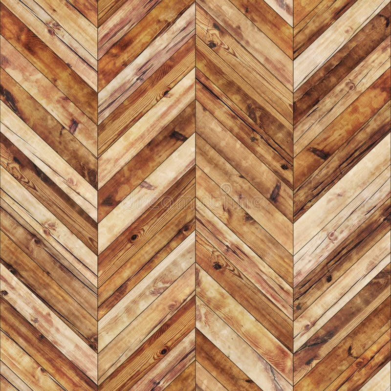 Seamless Wood Parquet Texture Chevron Light Brown Stock Photo - Image ...