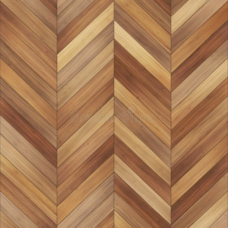 Seamless Wood Parquet Texture Chevron Light Brown Stock Photo - Image ...