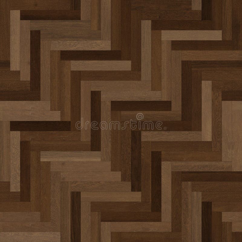 Seamless Wood Parquet Texture Herringbone Various Brown Stock ...