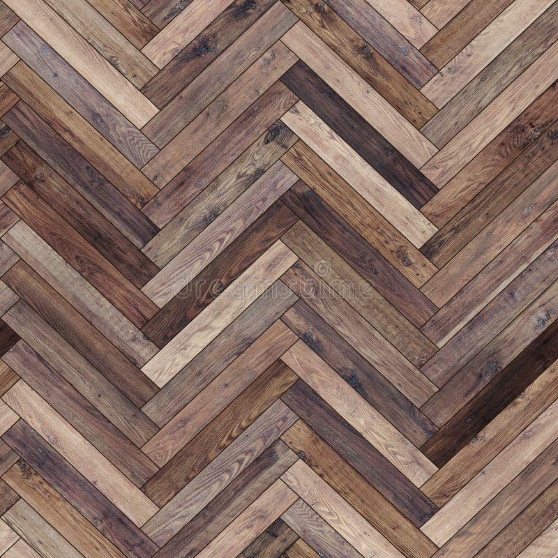 Seamless Wood Parquet Texture Herringbone Light Brown Stock ...