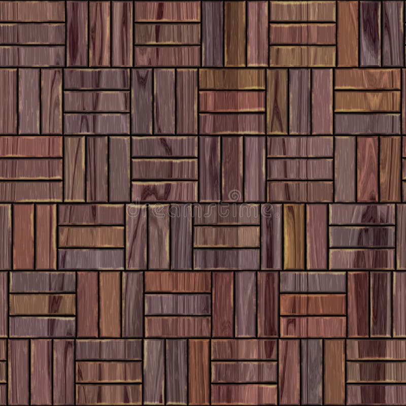 Seamless Wooden Parquet Pattern Stock Illustration - Illustration of ...
