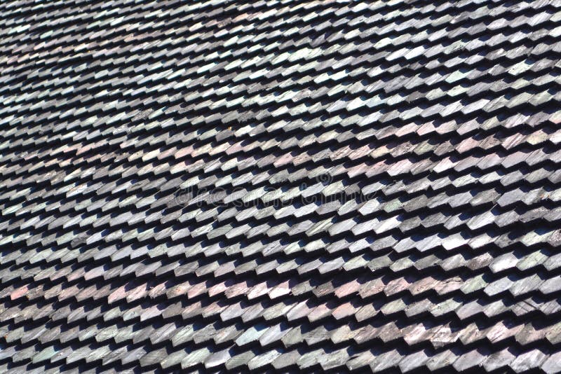 Seamless Wooden Roof Background. Stock Image - Image of seamless, black ...