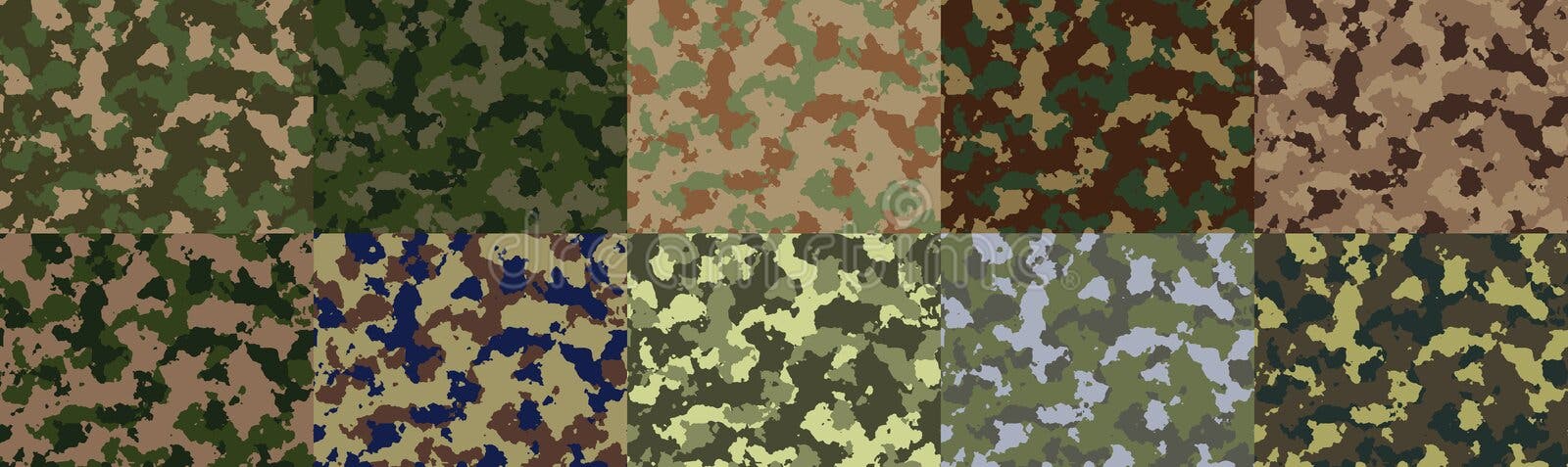 Universal Camouflage Pattern Vector Image Stock Vector - Illustration ...