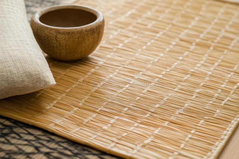 Seamless Woven Bamboo Mat, Showcasing the Natural and Eco-friendly ...