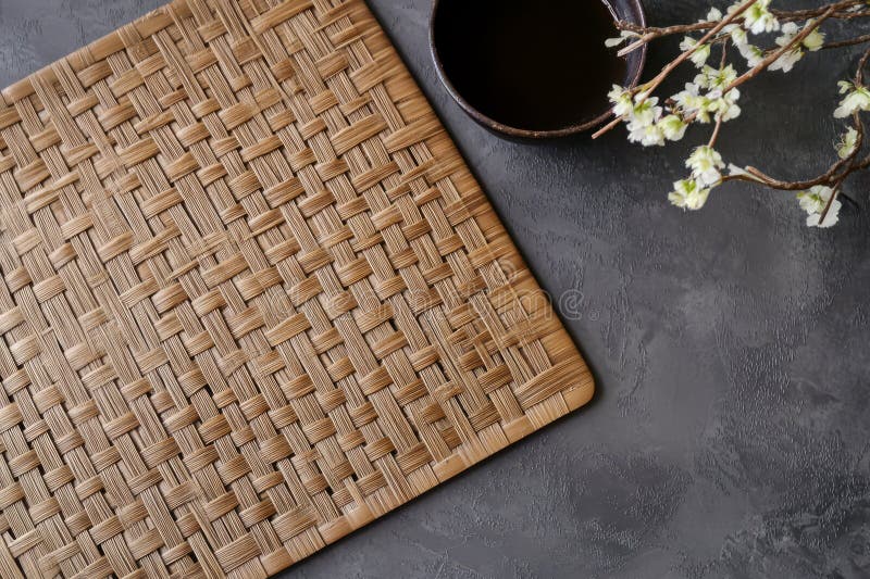 Seamless Woven Bamboo Mat, Showcasing the Natural and Eco-friendly ...