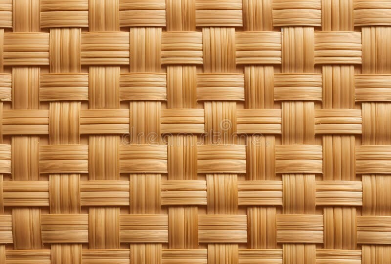Seamless Woven Bamboo Texture Pattern Stock Illustration - Illustration ...