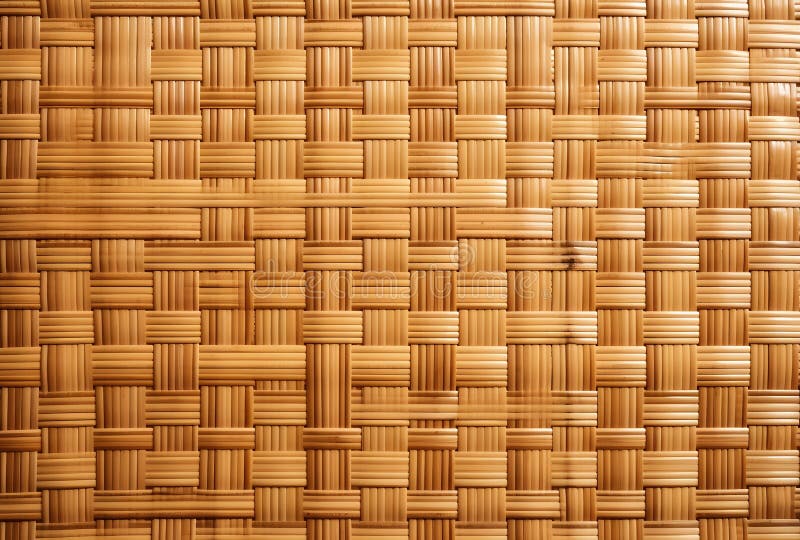 Seamless Woven Bamboo Texture Pattern Stock Illustration - Illustration ...