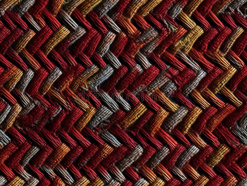 Seamless Woven Embroidery Fantasy Luxury Fabric Pattern Design Stock ...