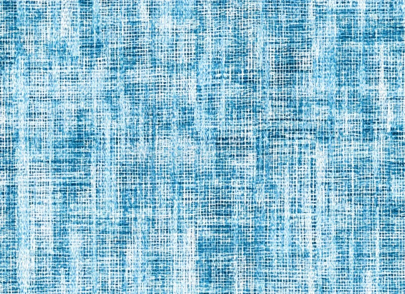 Seamless Woven Fabric Pattern in Blue and White Stock Illustration ...