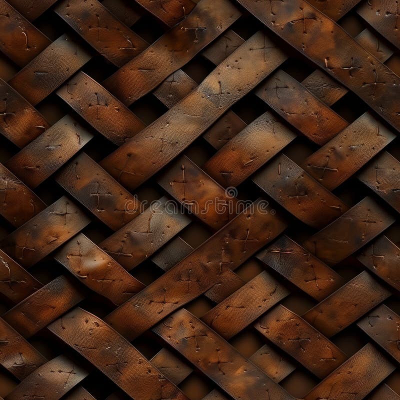 Seamless Woven Metal Texture, Interlaced Metallic Strips, Industrial ...