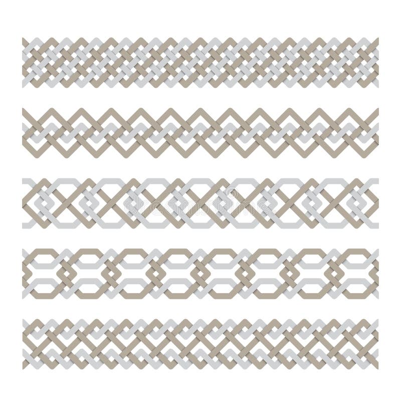 Seamless Islamic border stock vector. Illustration of florals - 104141921