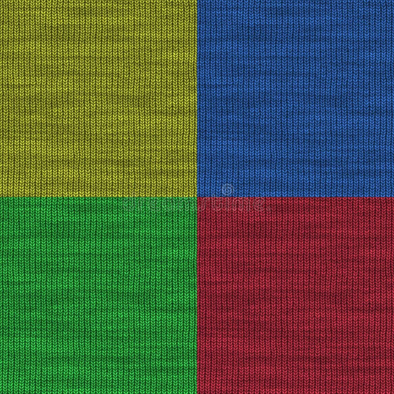 Seamless Yarn Knit Patterns Stock Illustration - Illustration of design ...
