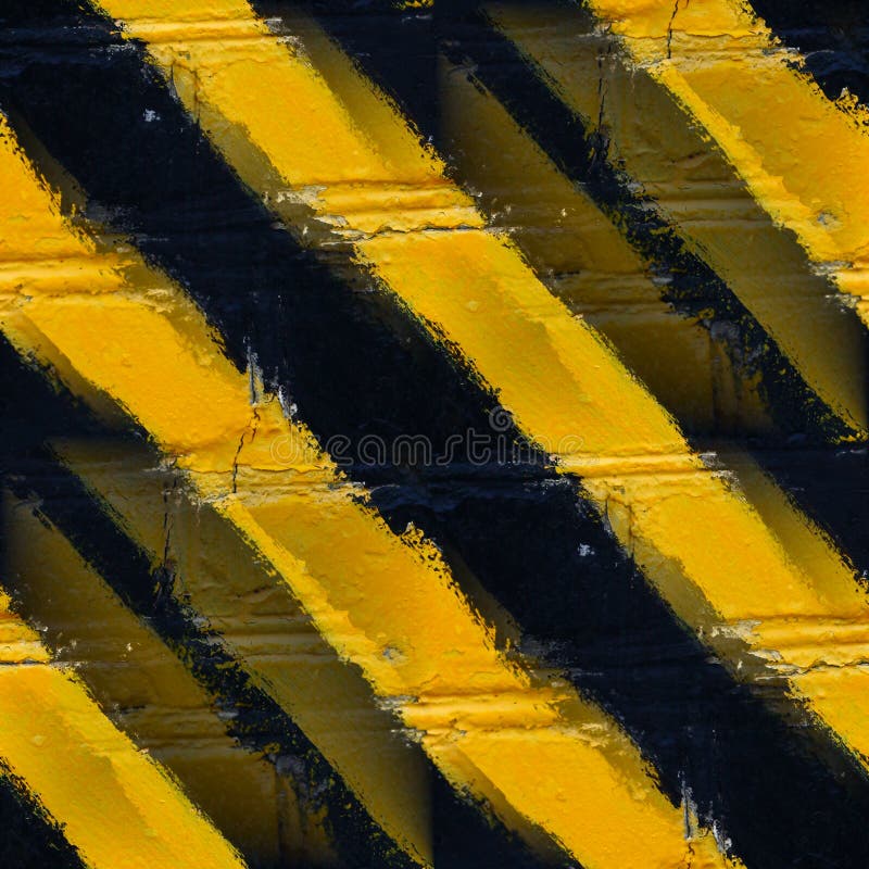 Seamless Yellow Black Stripes Stone Wall Wallpaper Stock Photo - Image ...