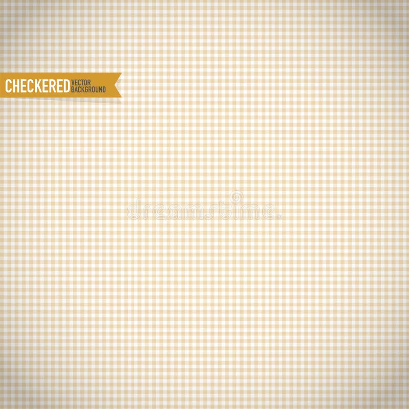 Seamless Yellow Checkered Pattern Stock Vector - Illustration of ...