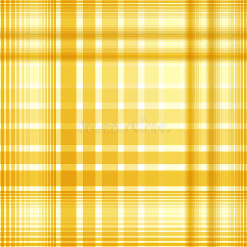 Seamless Yellow Checkered Pattern. Vector Illustration for Your Stock ...