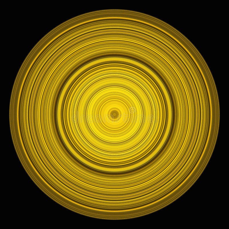 Creative Ornamental Decorative Element in Circle Shape. Stock ...