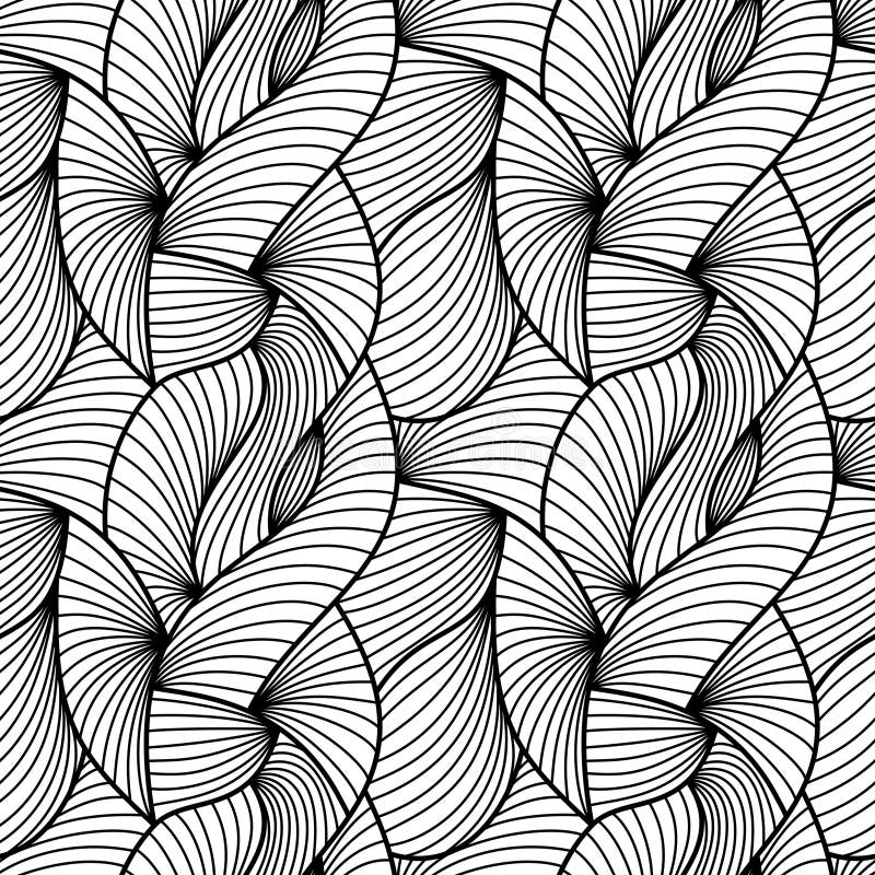 Zentangle Wavy Seamless Pattern Stock Illustrations – 268 Zentangle ...