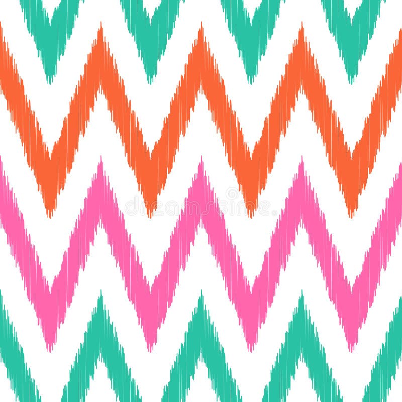 Seamless Zig Zag Geometric Pattern Stock Vector - Illustration of ...