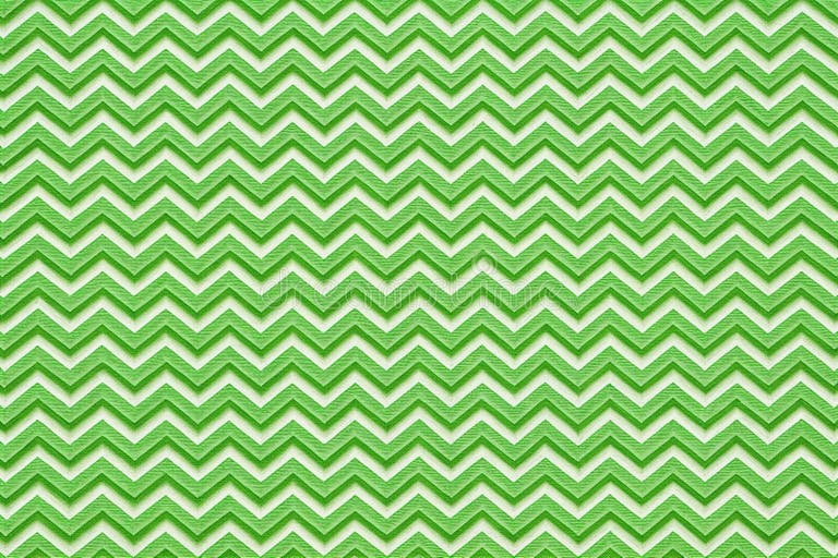 Seamless Zigzag Pattern on Green Paper Board Stock Illustration ...